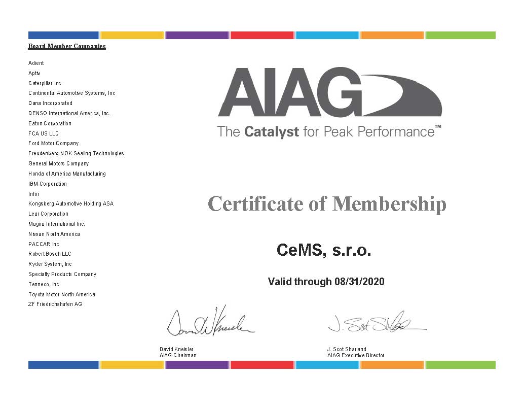 Stali sme sa členmi rodiny AIAG. Čo to pre Vás znamená?